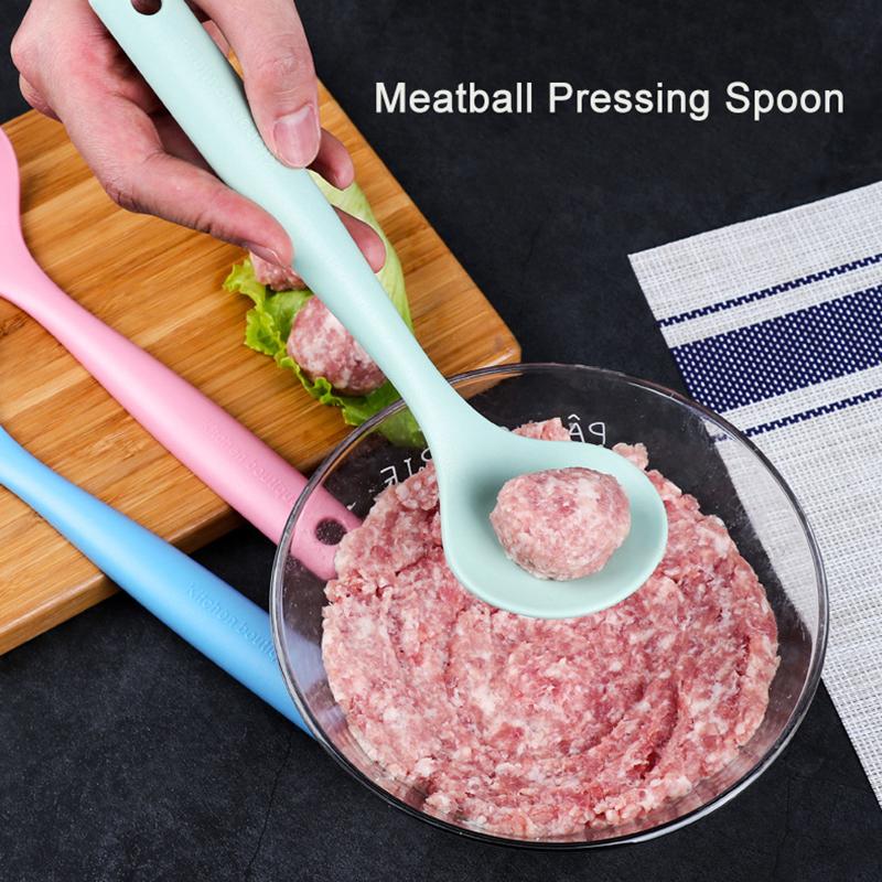 Fashion Meat Baller Spoon Plastic Meatball Spoon Maker NonStick Kitchen ...