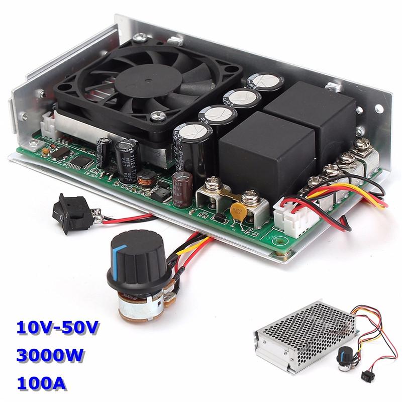 Est 10-50V Dc 100A 3000W Programable Reversible Motor Speed Controller Pwm Control Electric ...