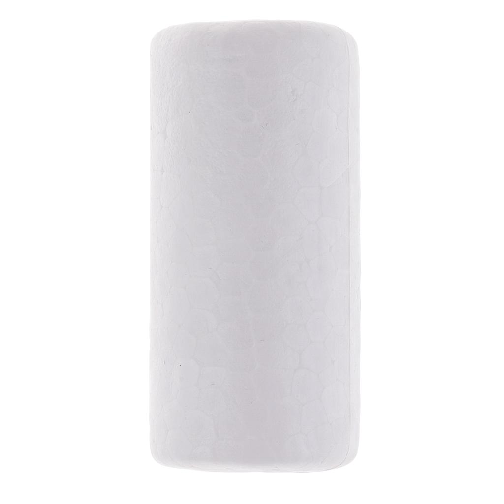 Buy 10 Pieces DIY Cylinder Shape Styrofoam Foam Material for Art Craft ...