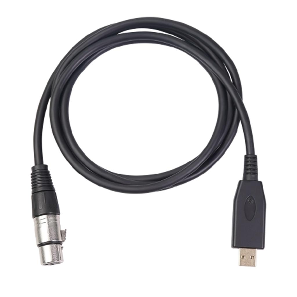 To XLR Female Male USB Converter Microphone Mic Studio Adapter Audio ...
