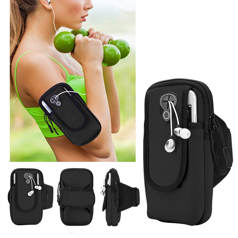 Outdoor Sports Phone Armband Case Unisex Fitness Phone Storage Pouch ...