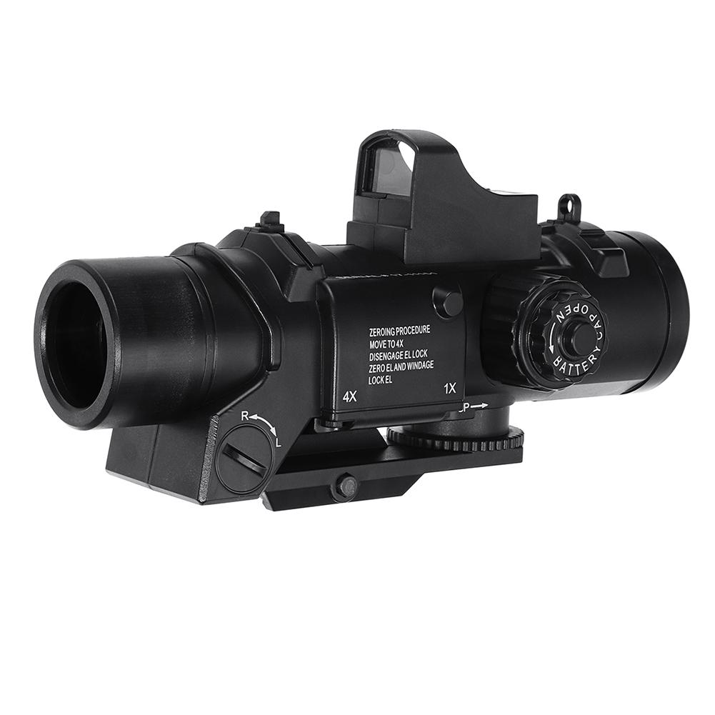 Buy 4X Magnifier Scope Red Dot Sight For Jinming Gel Ball Blaster Water ...