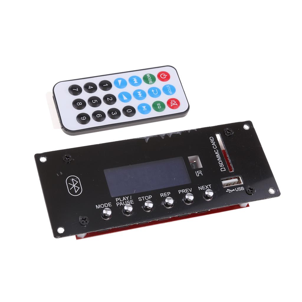 Buy DC 12V Bluetooth 4.0 Audio WAV WMA MP3 Recording Decoder Board at ...