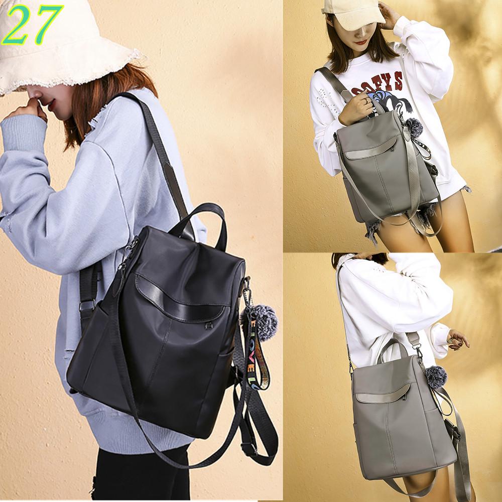Buy Women Backpack Trend Wild Oxford Cloth Bag Large Capacity Travel ...