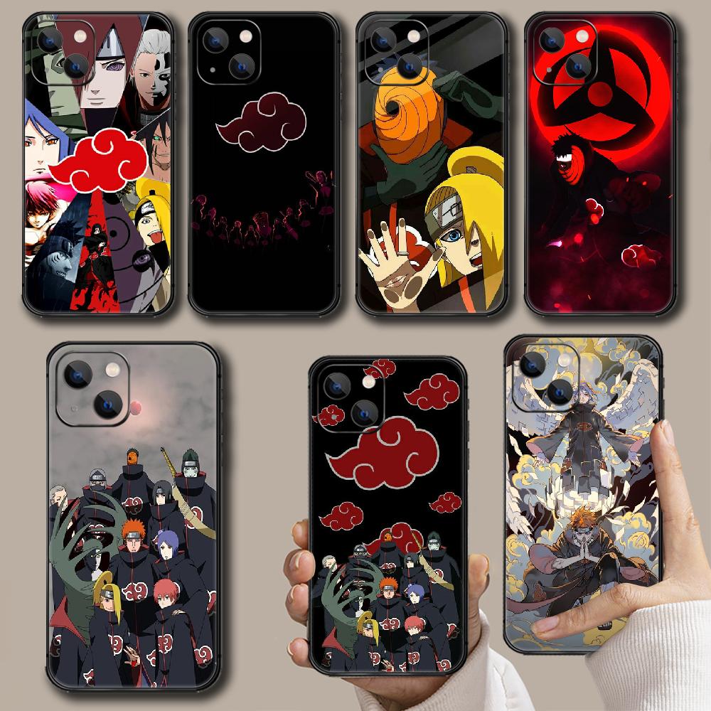 Buy Naruto Anime Akatsuki Phone Case For Iphone Xiaomi Mi Redmi Samsung ...
