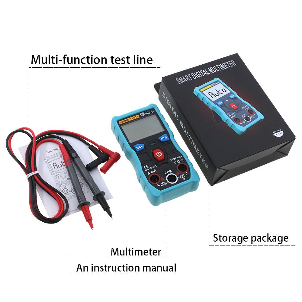 Buy Digital Multimeter Smart Fully Auto Range LCD Display Multimeters ...