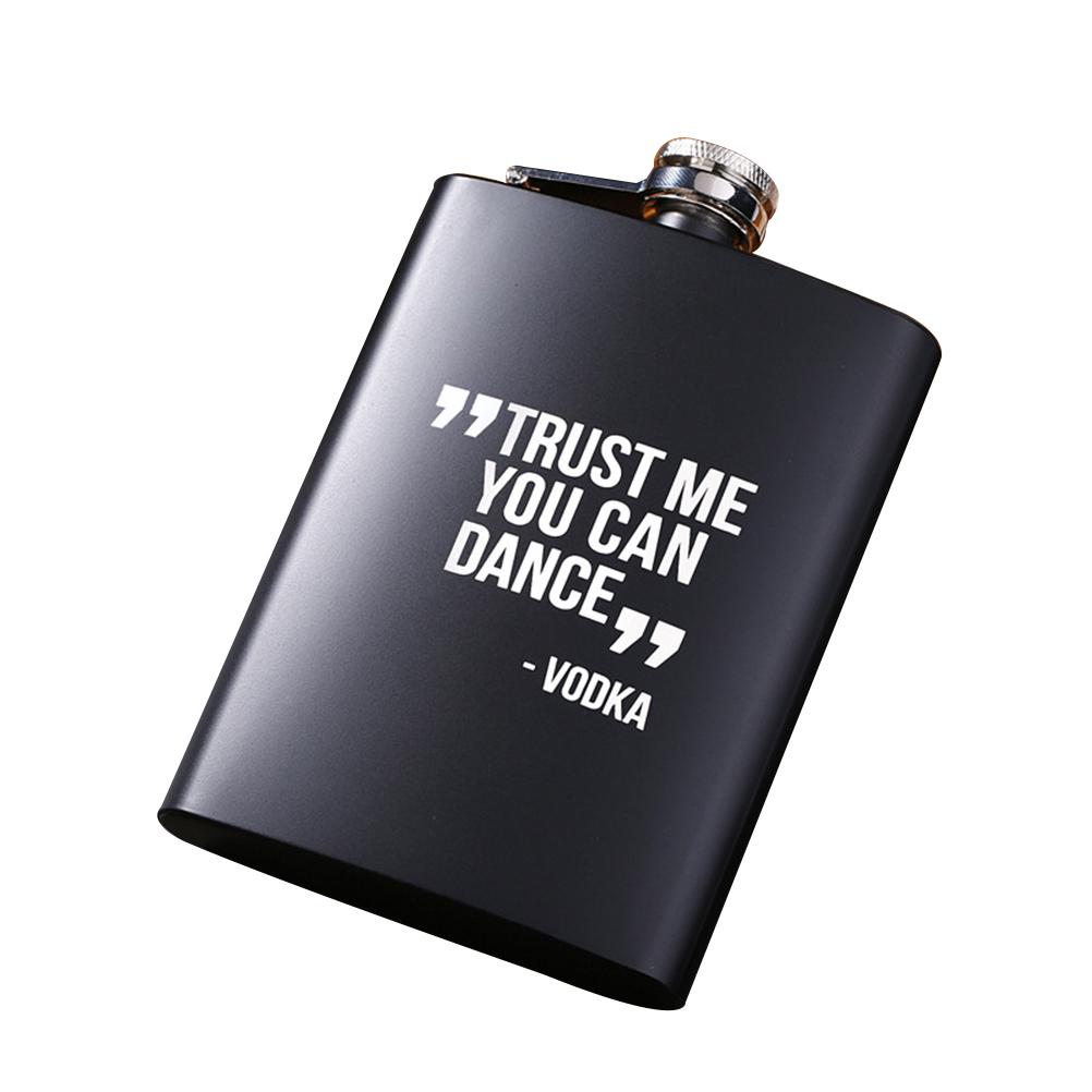 Buy 8 OZ Stainless Steel Outdoor Portable Matt Liquor Alcohol Pocket ...