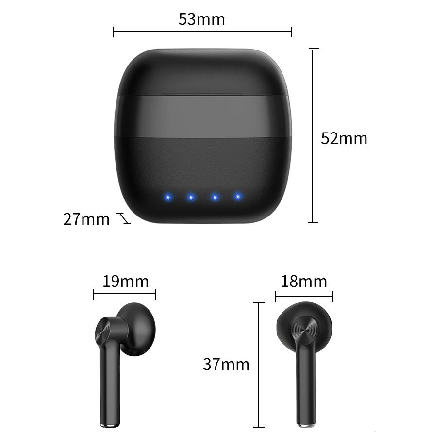Buy M35 TWS Wireless Earphones Bluetooth Headphones Touch Control HiFi ...