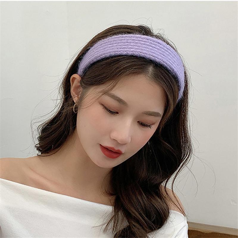 Buy Woolen Yarn 8 Colors Wide-brimmed Girls Women Hair Accessories ...