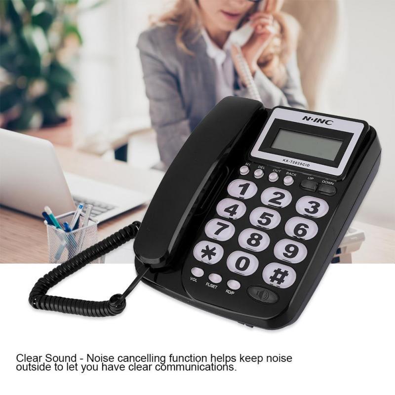Desktop Corded Landline Telephone With Caller ID Display With ...