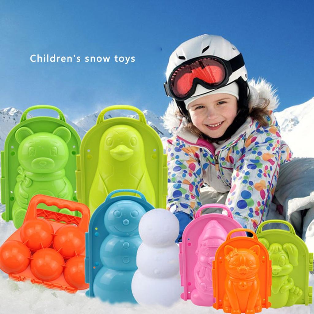 Buy Hello Kitty Snowball Mold Cartoon Shape Snow Toy Clip Snow Modeling ...