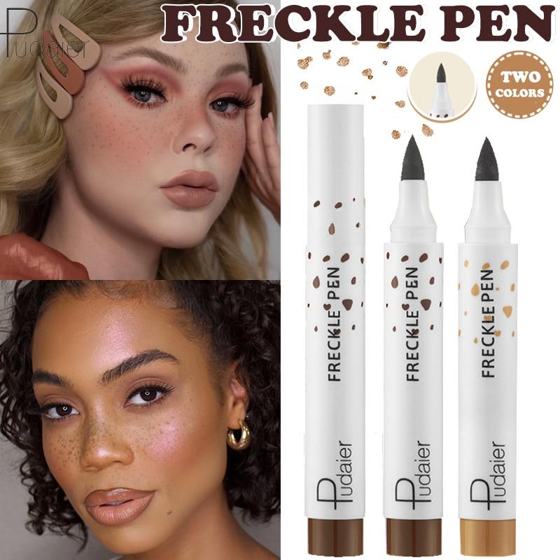 Buy Natural Lifelike Freckle Pen Soft Brown Freckle Pen Makeup ...