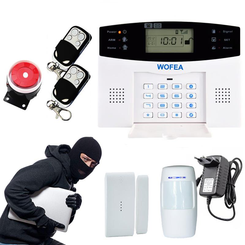 Modern 433MHz Wireless GSM SMS Home Security Burglar Alarm System Auto ...