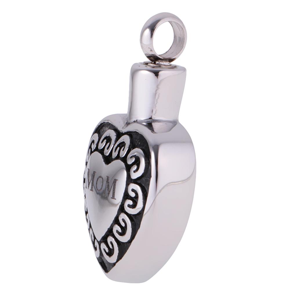 Compre 2 Pieces Stainless Steel Heart Cremation Pet Ash Holder Urn ...
