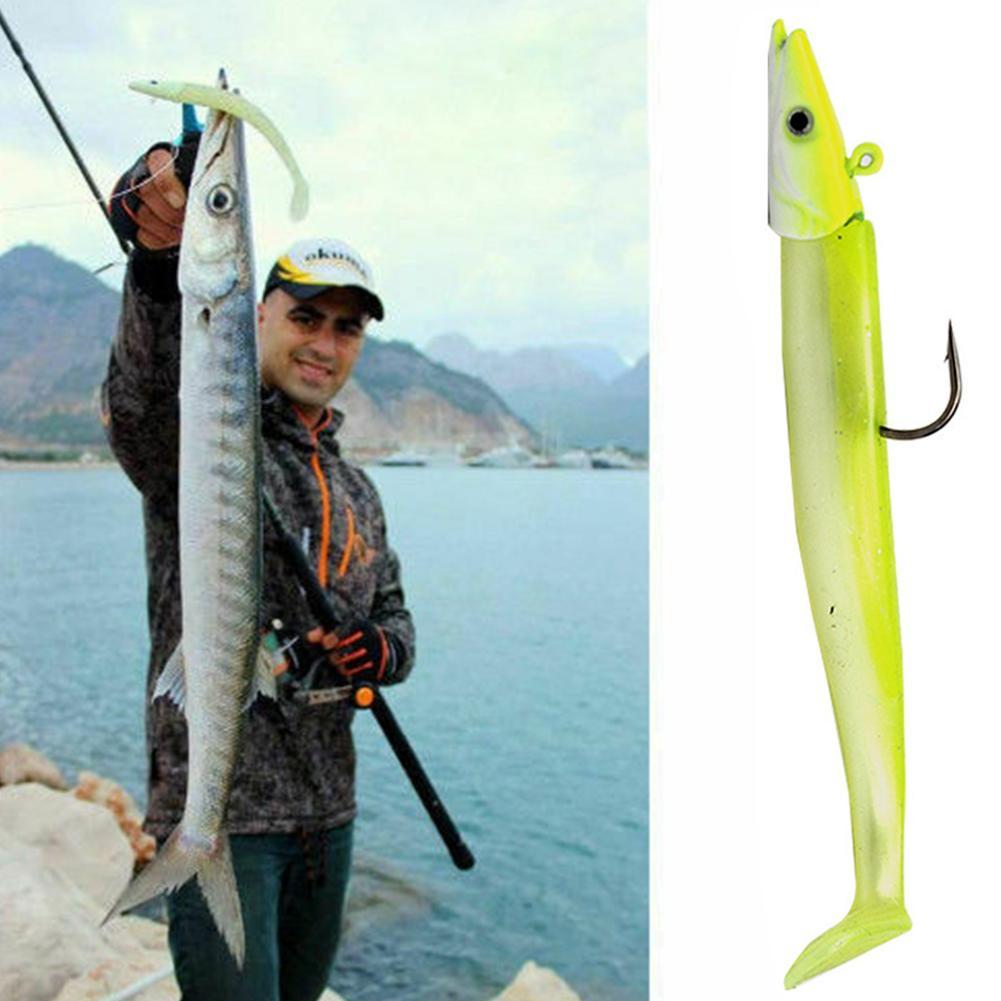 Gear Saltwater Sandeel Lures - Bass Wrasse Cod Pollock Tackle Fishing ...