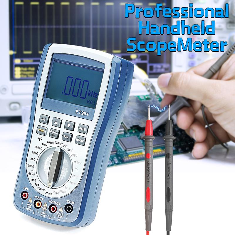 Professional Digital Handheld LED Scopemeter Oscilloscope Multimeter ...
