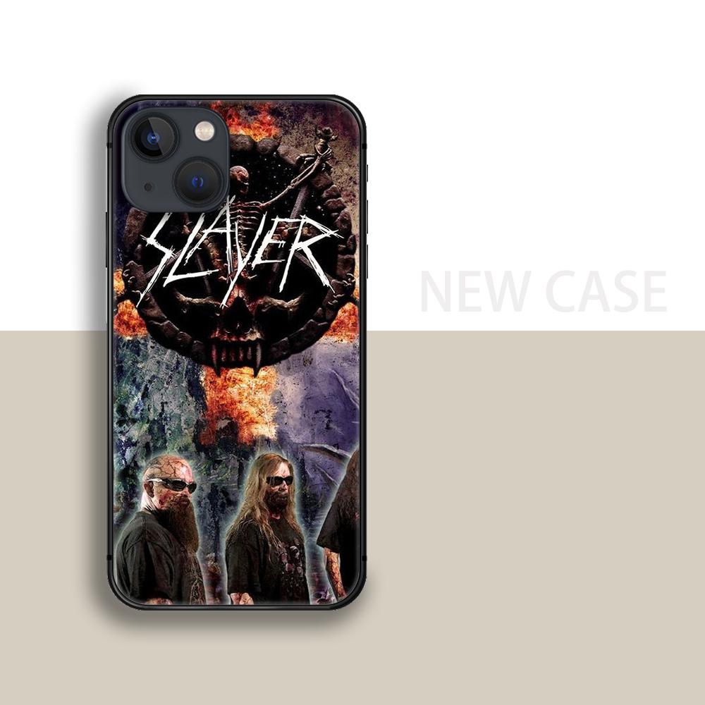 Cheap Slayer Metal Rock Band Phone Case For iPhone Samsung Galaxy Redmi ...