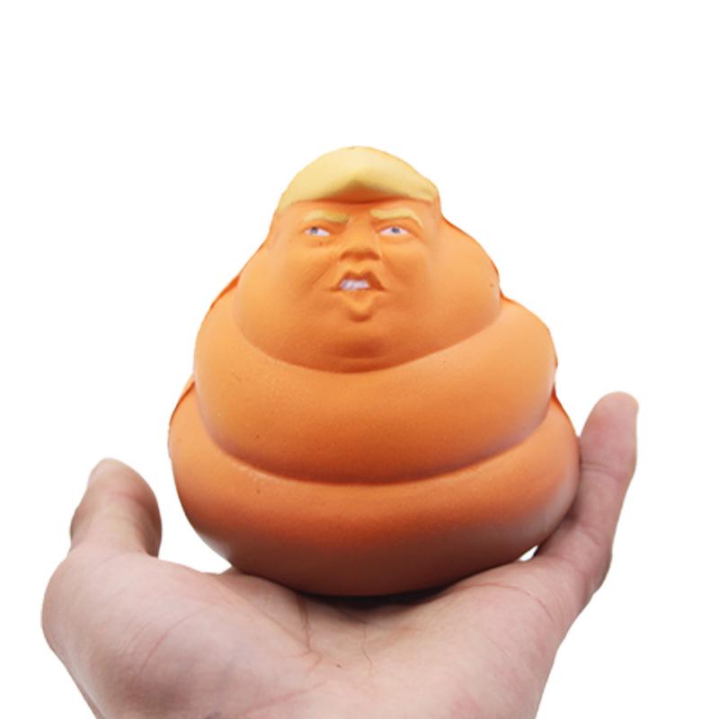Pressure Toy Fun Ball Relief Gifts Props Kids Donald Doll Poop Trump ...