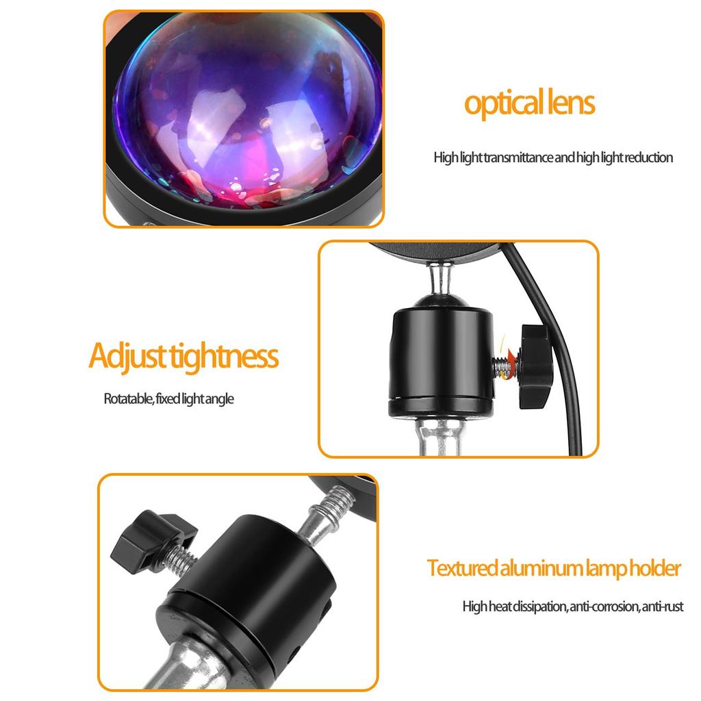 Buy Projection Atmosphere Lamp Led Night Light,Usb Projector 360 Degree ...