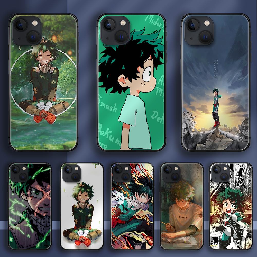 Buy Deku Izuku Hero Academia Phone Case Cover Cell For Iphone Samsung ...