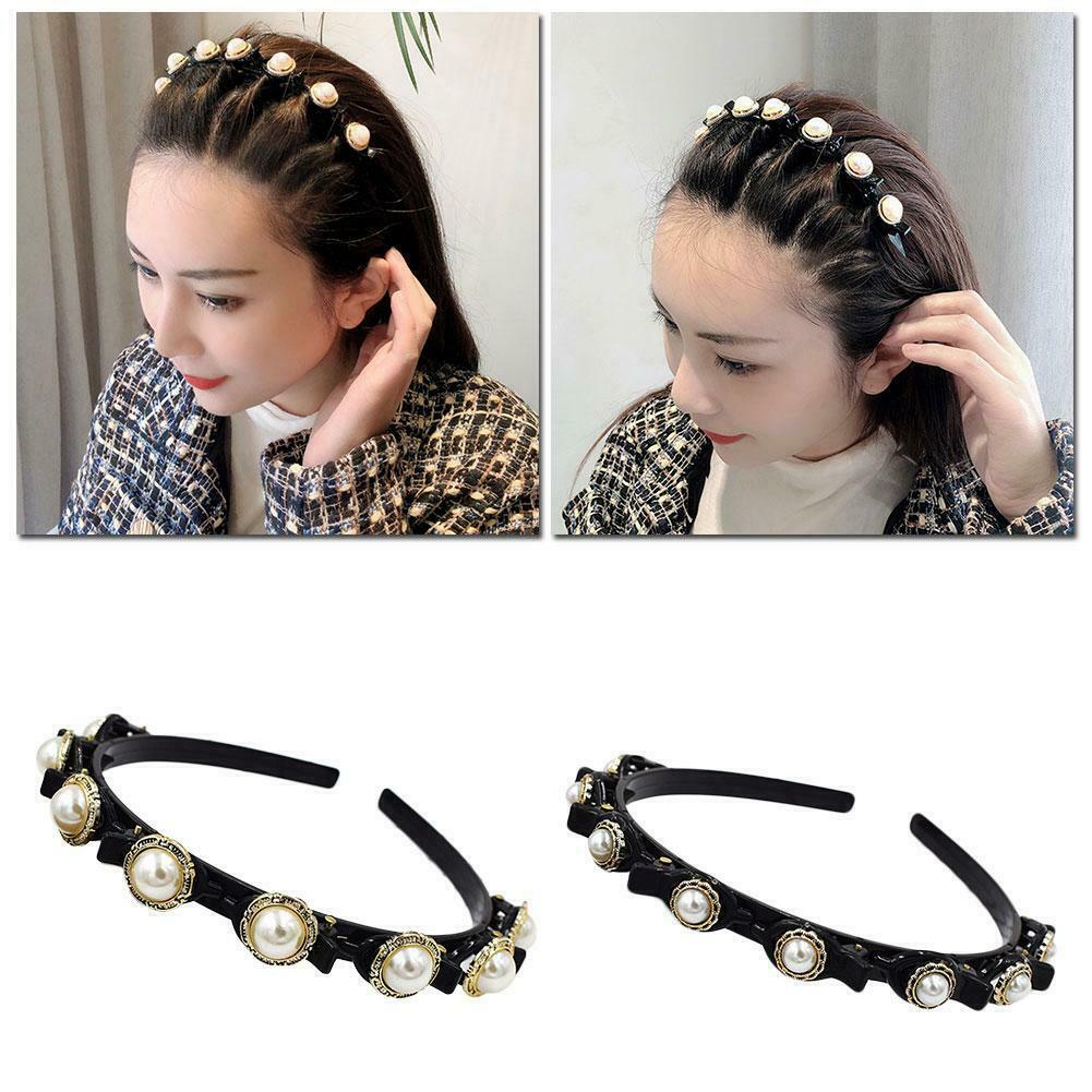Fashion Hairband Pearl Women Hairbands Claws Clips Bangs Hair ...