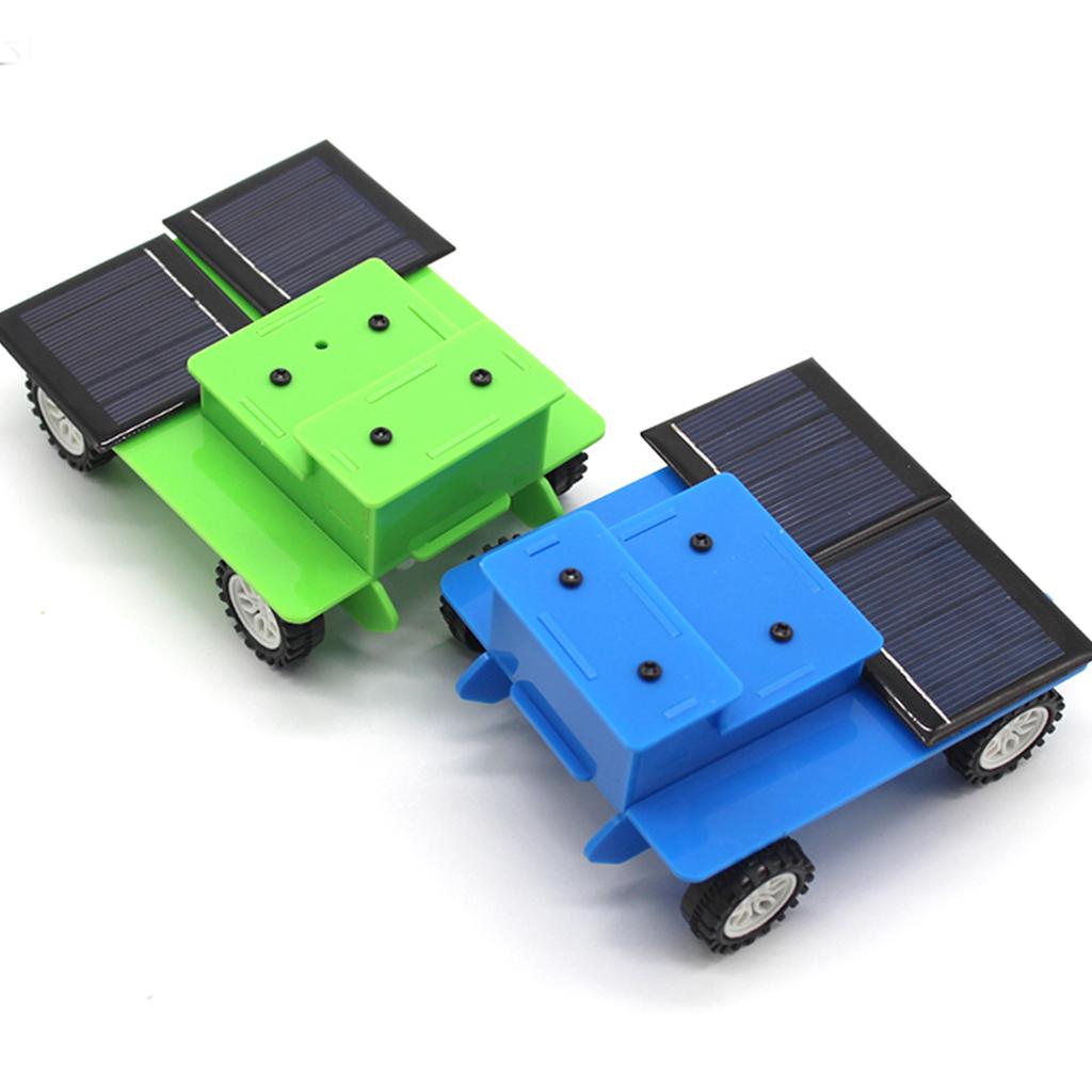 Buy Dual Solar Panel DIY Mini Solar Powered Car Assembly Science ...