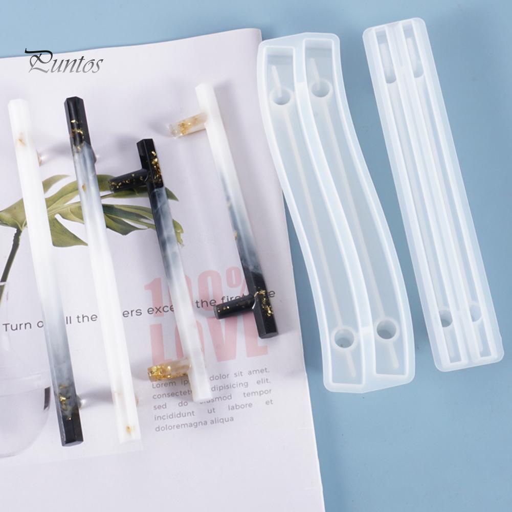 Buy Puntos Silicone DIY Fruit Tray Bending Handle Crystal Epoxy Ornament Decor Craft Mold at ...