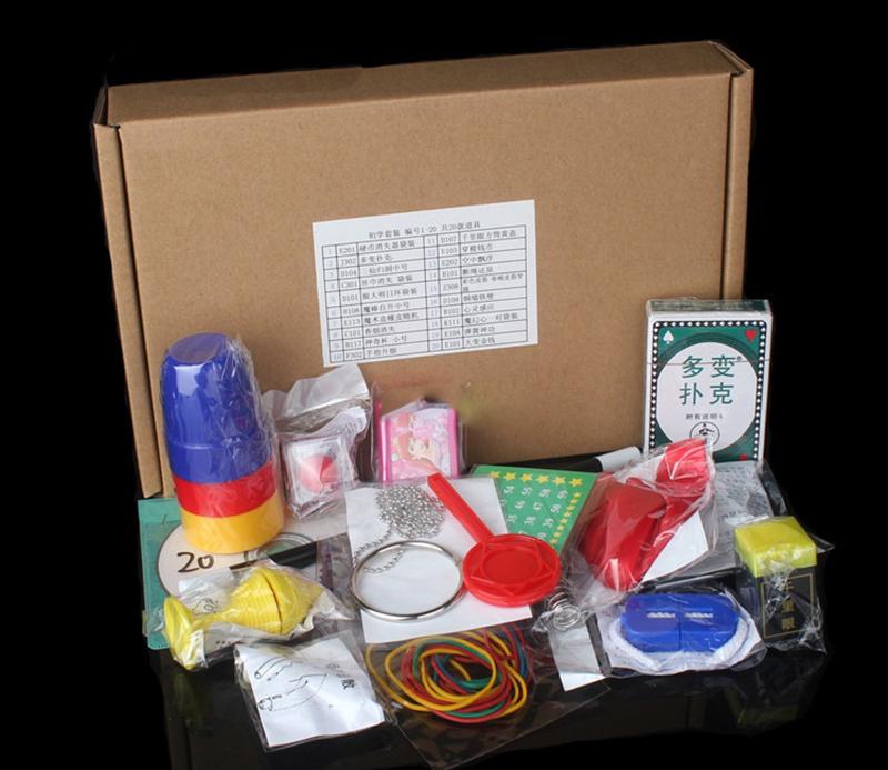 Magic Trick Set kit 20 Kinds Magic Play with DVD Teaching Professional ...