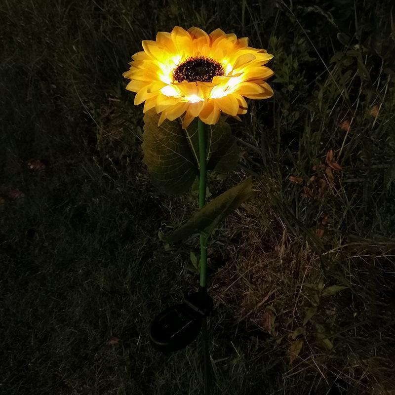 Cheap LED Solar Sunflowers Outdoor Garden Lighting Upgraded Longer ...