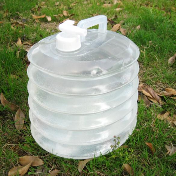 Buy 10L Camping Handle Collapsible Water Bucket Bottle Container Tap ...