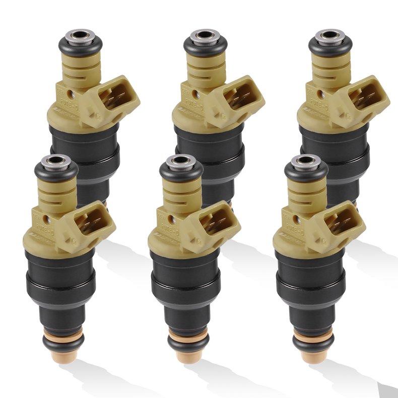SZW Yellow Fuel Injectors for Ford Cars & Trucks 4.6 5.0 5.4 5.8 Fuel ...