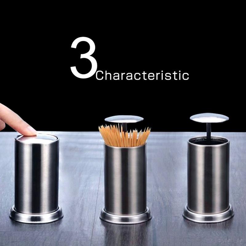 Buy 1 PC Toothpick Box Portable Automatic Toothpick Tube Fashion Modern ...