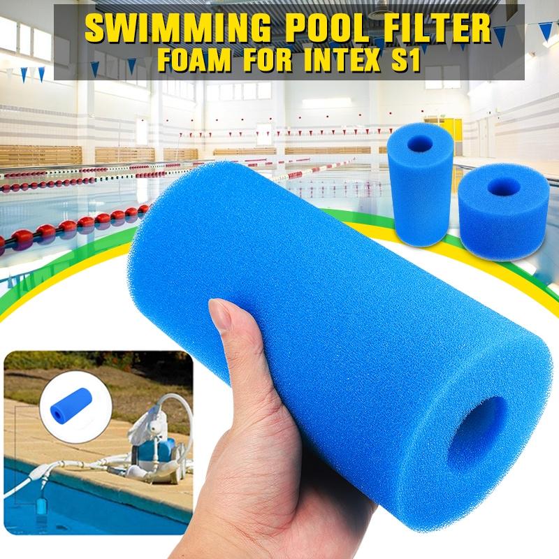 4.25x2.8''/7.87x3.93'' Reusable Washable Swimming Pool Blue Filter Foam ...