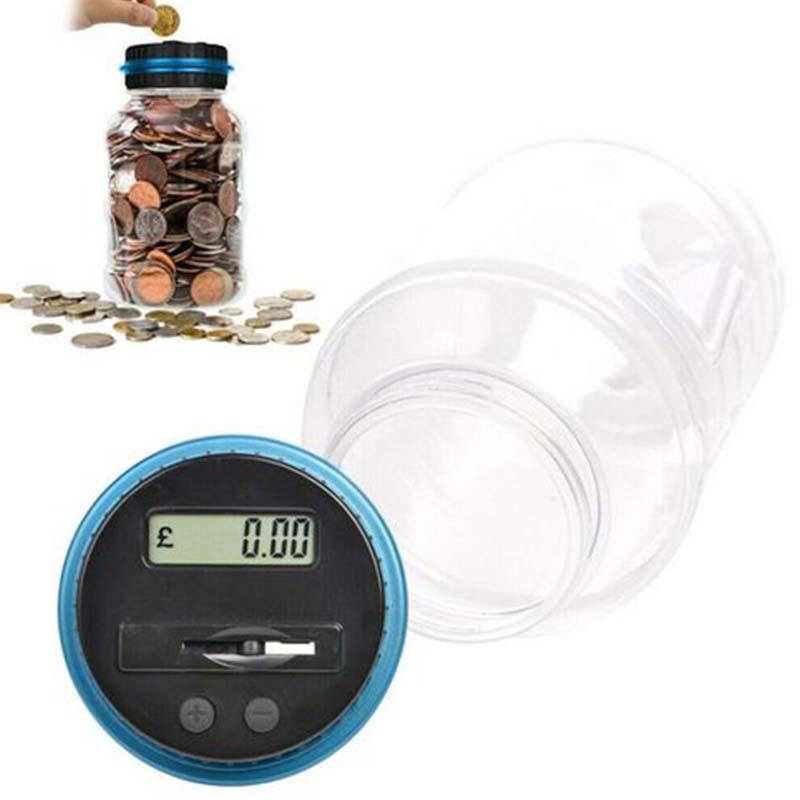 Cheap Coin Collection Screen Coin Jar Digital Coin Counter Jar Money ...