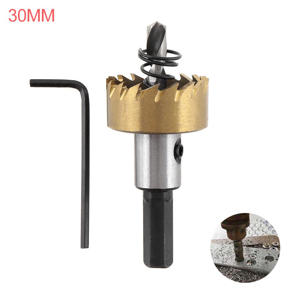 Buy HSS Drill Bit Drilling Hole Cut Tool with 30mm for Installing Locks ...