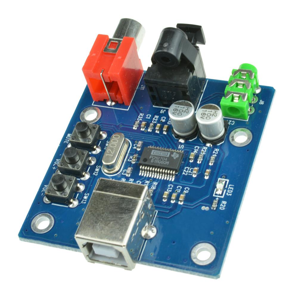 Buy PCM2704 USB DAC to S/PDIF Sound Card Decoder Board 3.5mm Output F ...