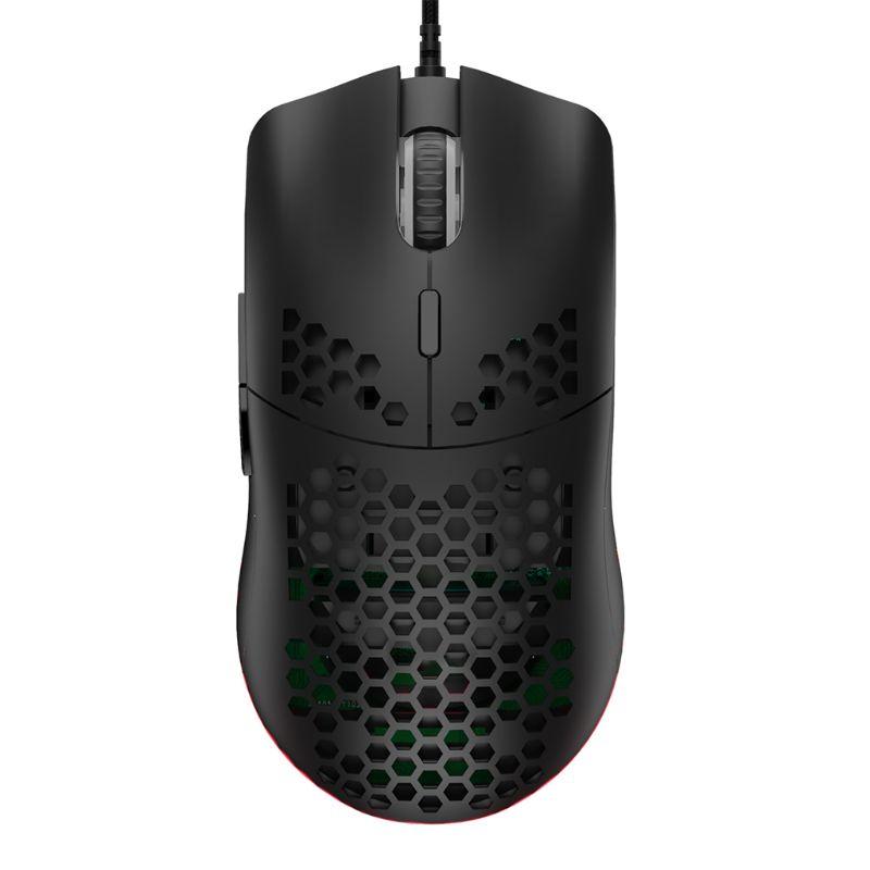 Buy M6 Hollow Honeycomb Style Game Mouse Lightweight RGB Wired Gaming ...