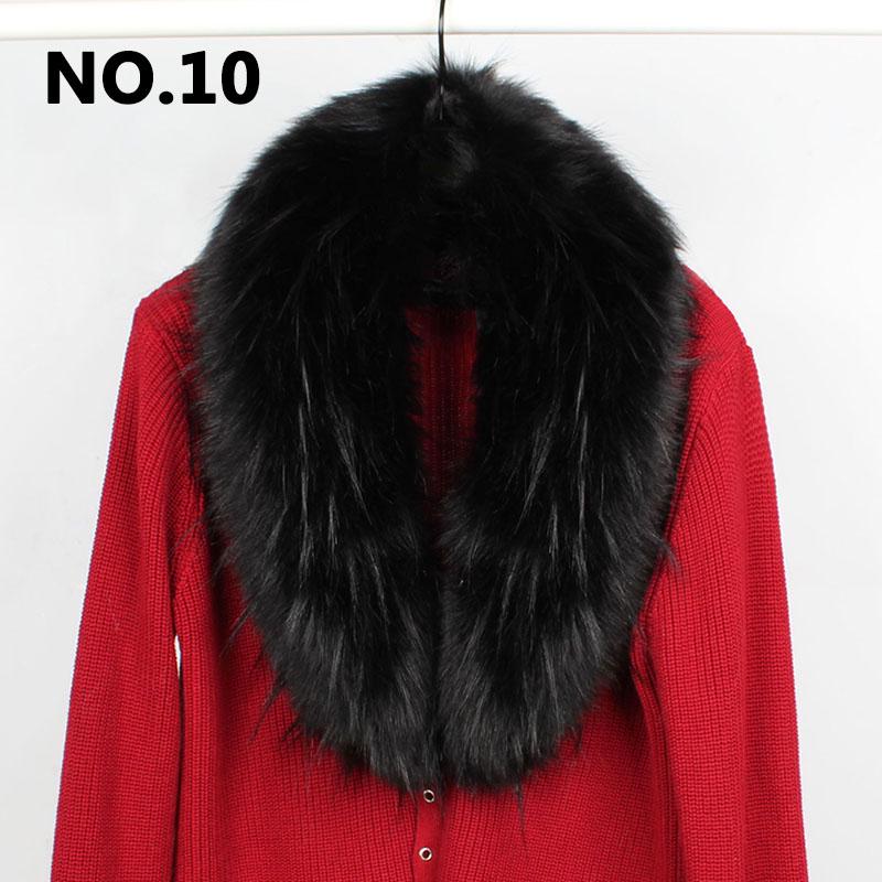 Buy Women Soft Faux Fur Collar Neck Warmer Shawl Winter Scarf Ladies ...