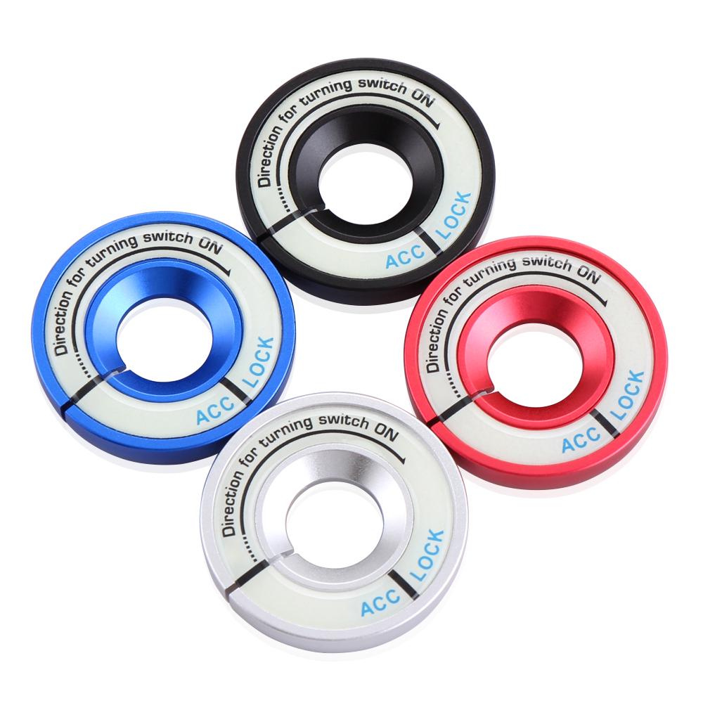 Luminous ignition switch decoration Key Ring Sticker for Skoda Superb ...