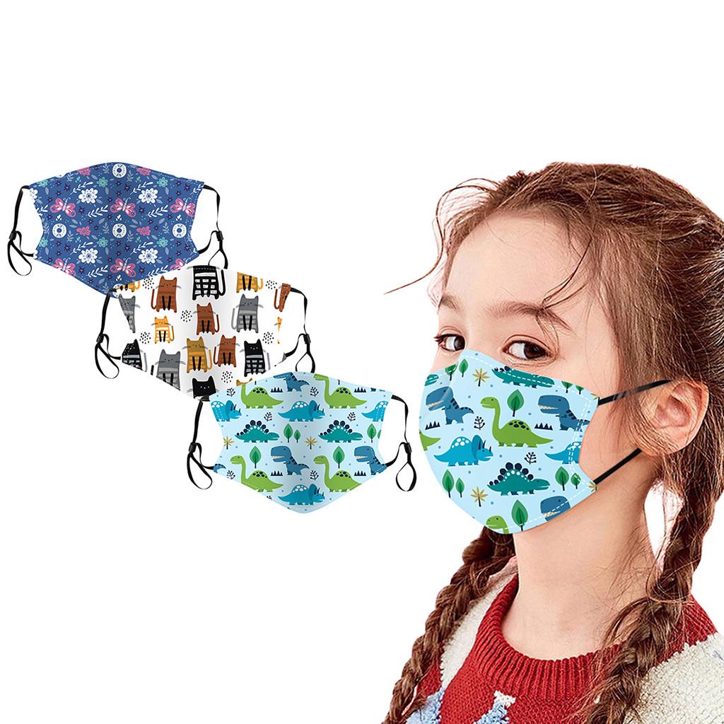 Buy Sawei 3PC Kids Children Outdoor Cotton Mouth Masks Protection Face ...