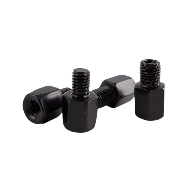 Buy Pair Black Motorcycle Mirror Adapters 10Mm 8Mm Rearview Mirrors ...