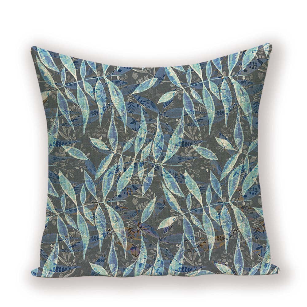Satın alın Tropical Leaf Cushion Cover Spring Plant Leaf Pillows Covers ...