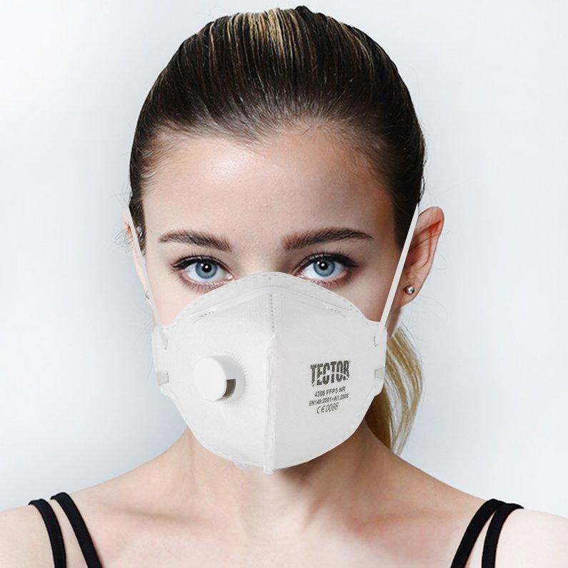 KC Anti-Fog Ffp3 Mask With Breathing Valve With Breathing Valve Anti ...