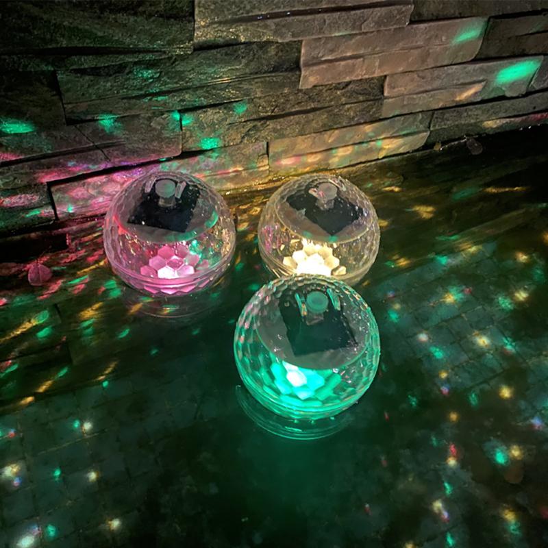 Cheap Colorful Solar Water Float Light Waterproof Pond Floating Light ...