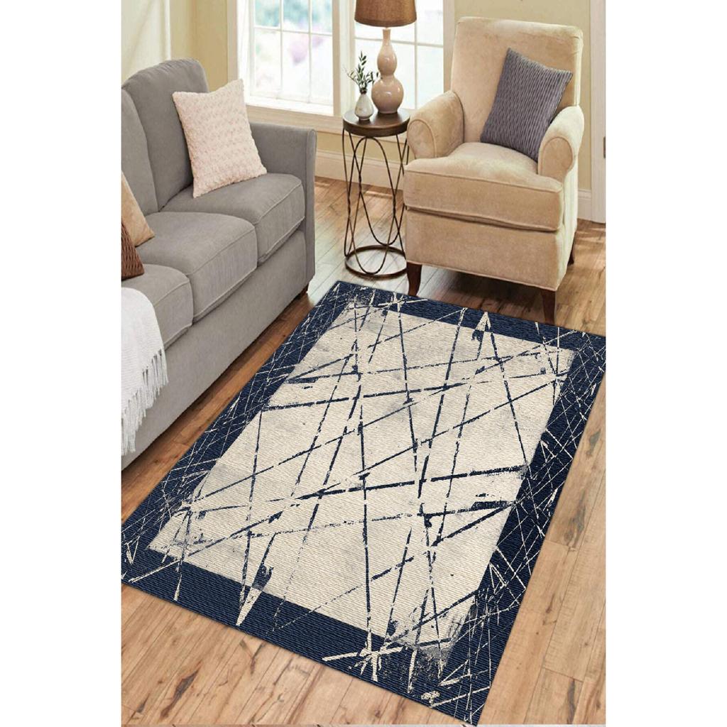 Cheap Navy Blue Linear Patterned Carpet Carpet With Linear Patterned | Joom