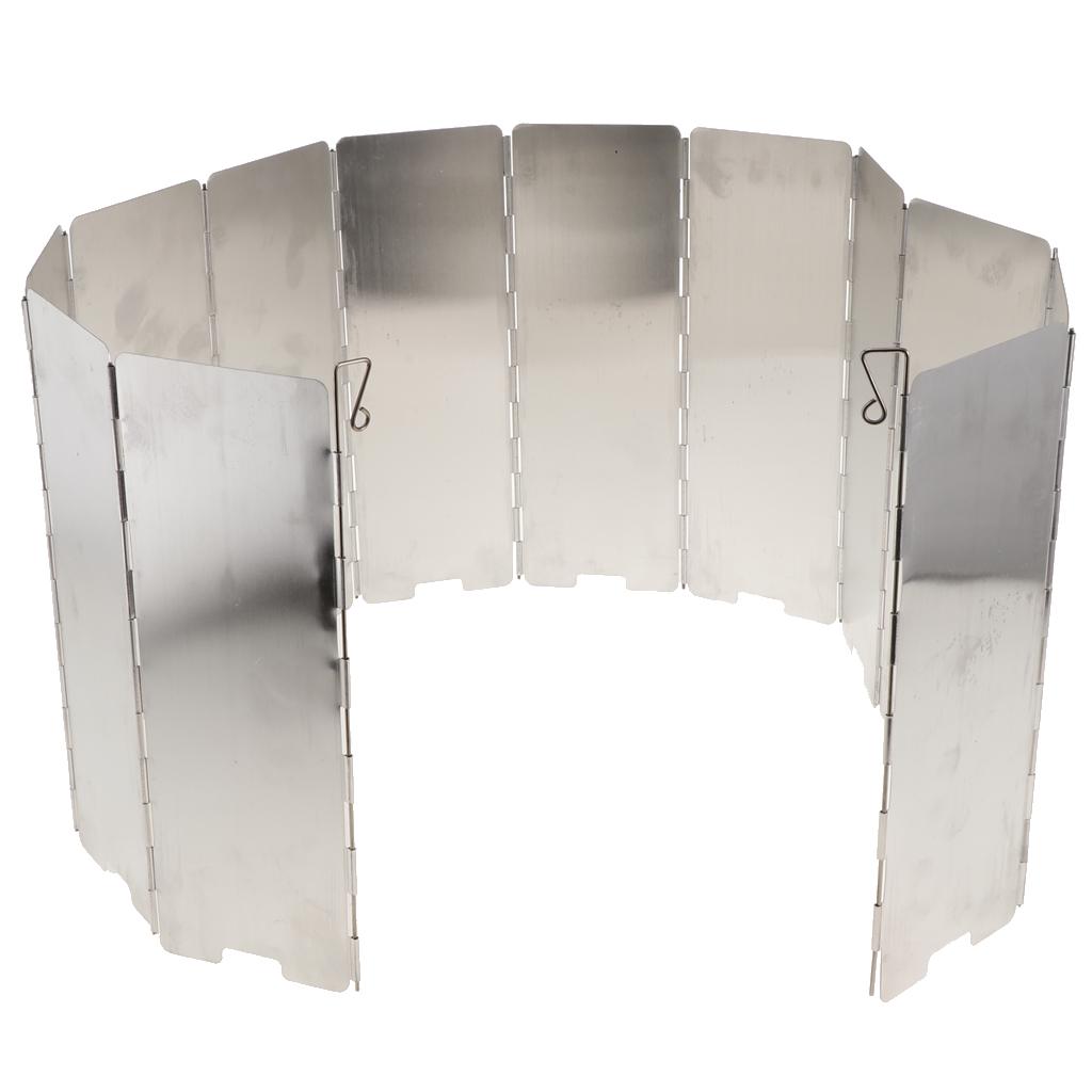 Buy Folding Camping Cooker Gas Stove Wind Shield Screen Windshield at ...