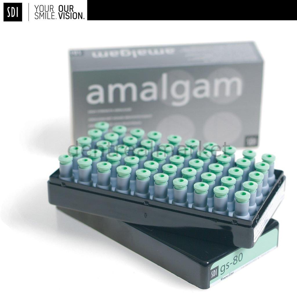 SDI Dental - GS-80 Capsules Amalgam Alloy – two spill 600mg alloy ...