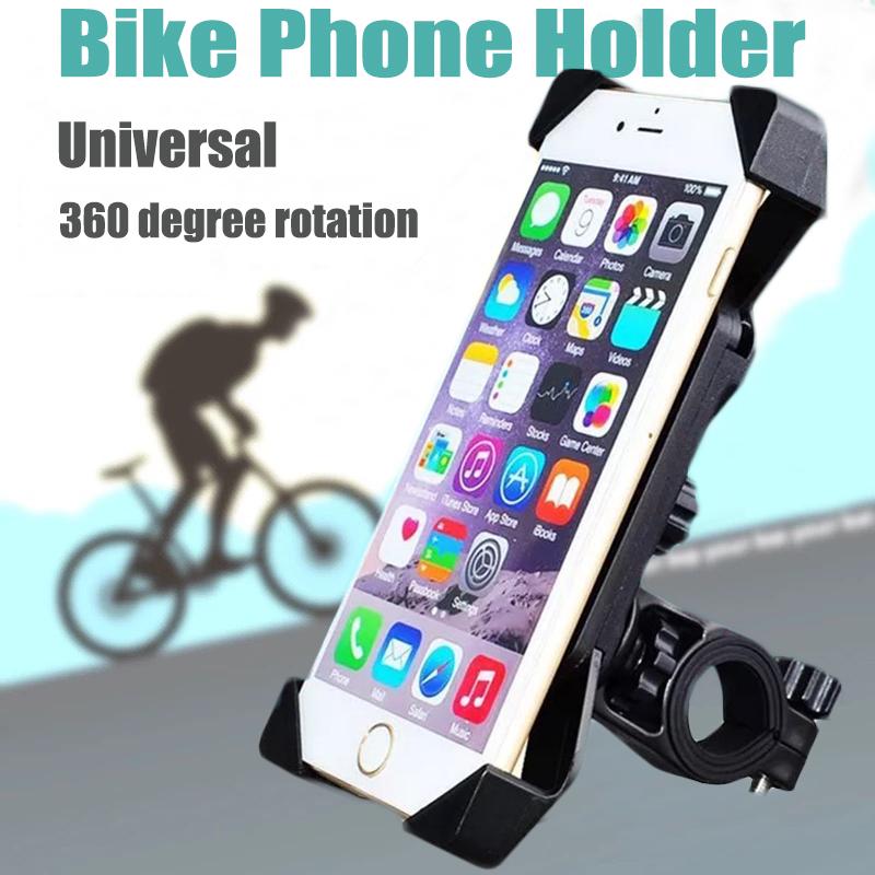Buy Universal 360 Rotating Bicycle Bike Phone Holder Handlebar Clip ...