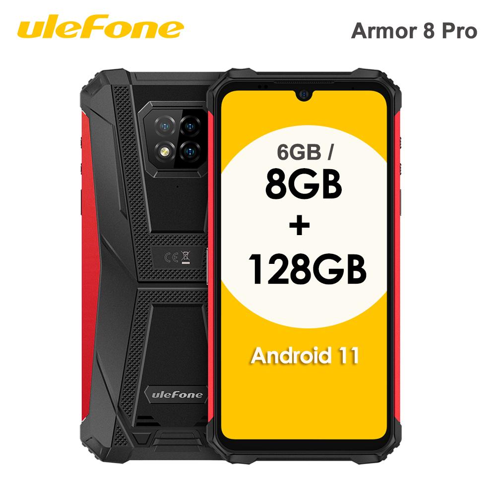 Buy Armor 8 Pro Rugged Smartphone Ulefone Android 11 8GB/6GB+128GB 5580mAh Waterproof Mobile ...