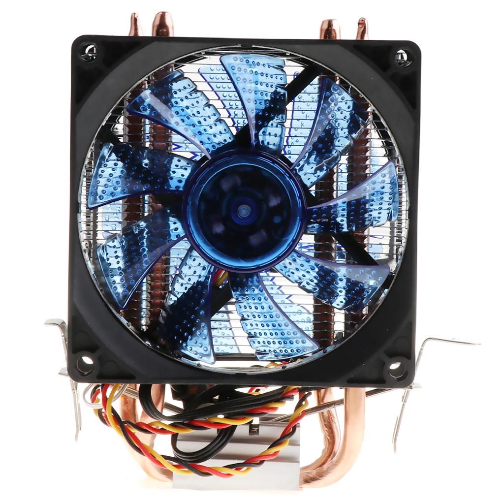 80mm 12 LED Fluid Bearing Desktop Cooling Fans CPU Heat Radiator Fan ...